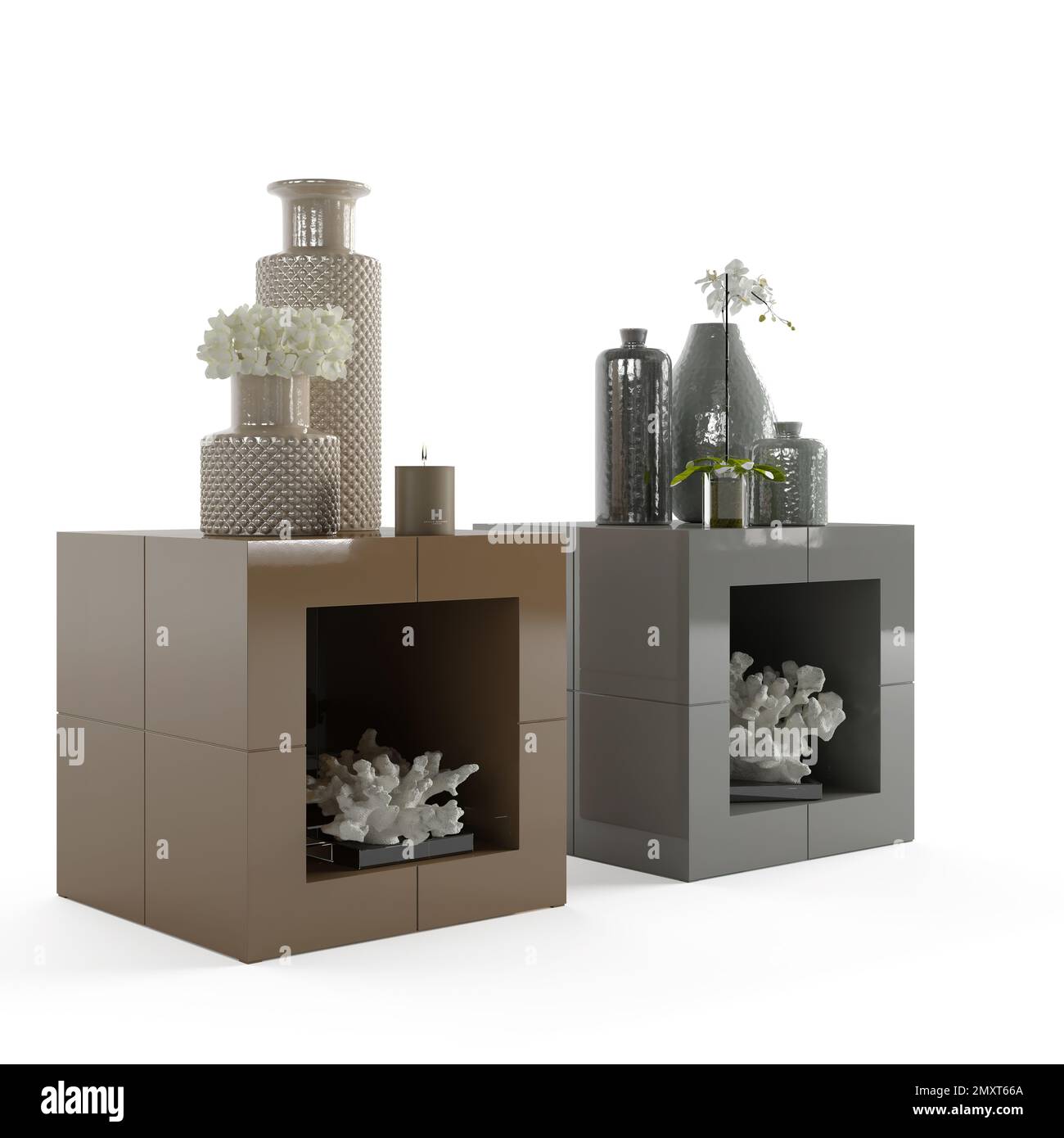 Cube tables Cut Out Stock Images & Pictures - Alamy