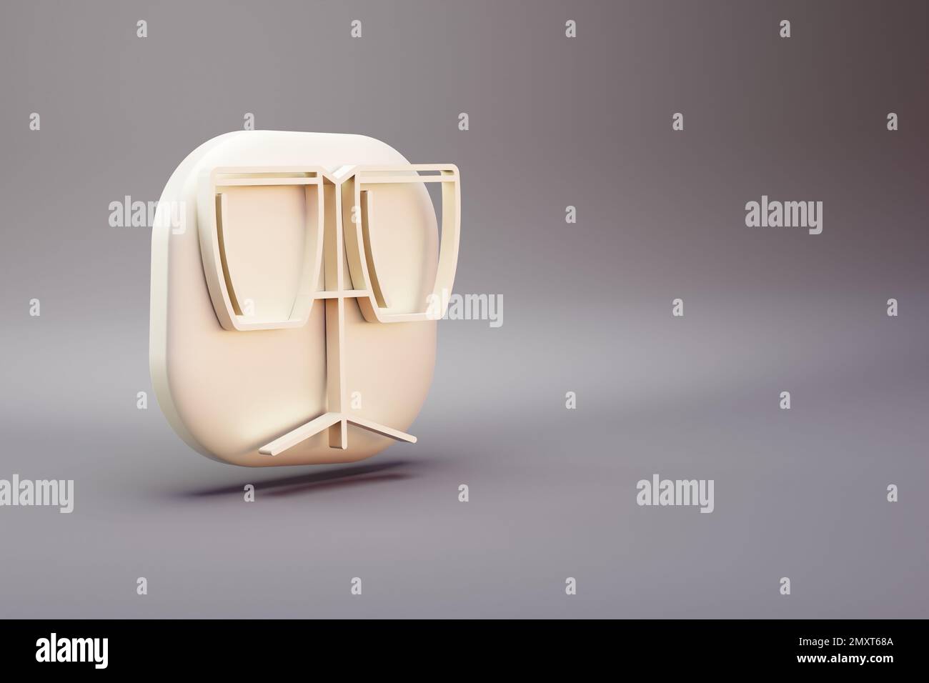Beautiful illustration musical instrument Two Bongos symbol icons on a ...