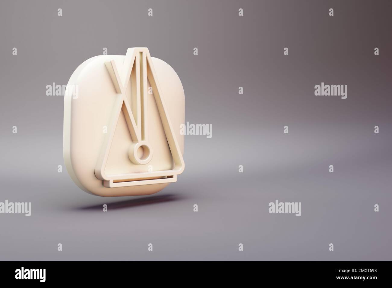 Beautiful illustration musical instrument Big Metronome symbol icons on ...