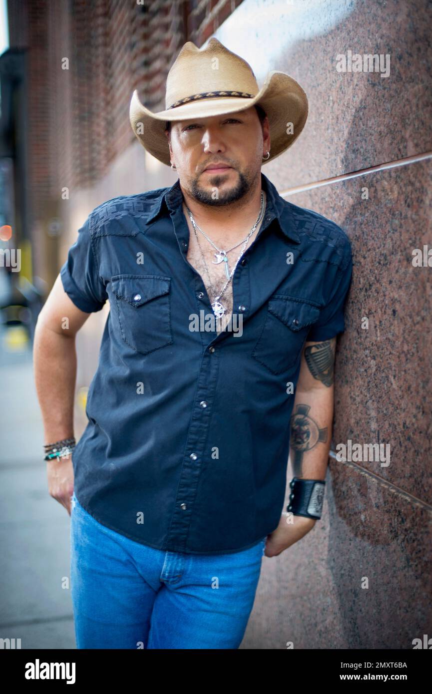 In this Sept. 8, 2016 photo, country singer Jason Aldean poses for a ...
