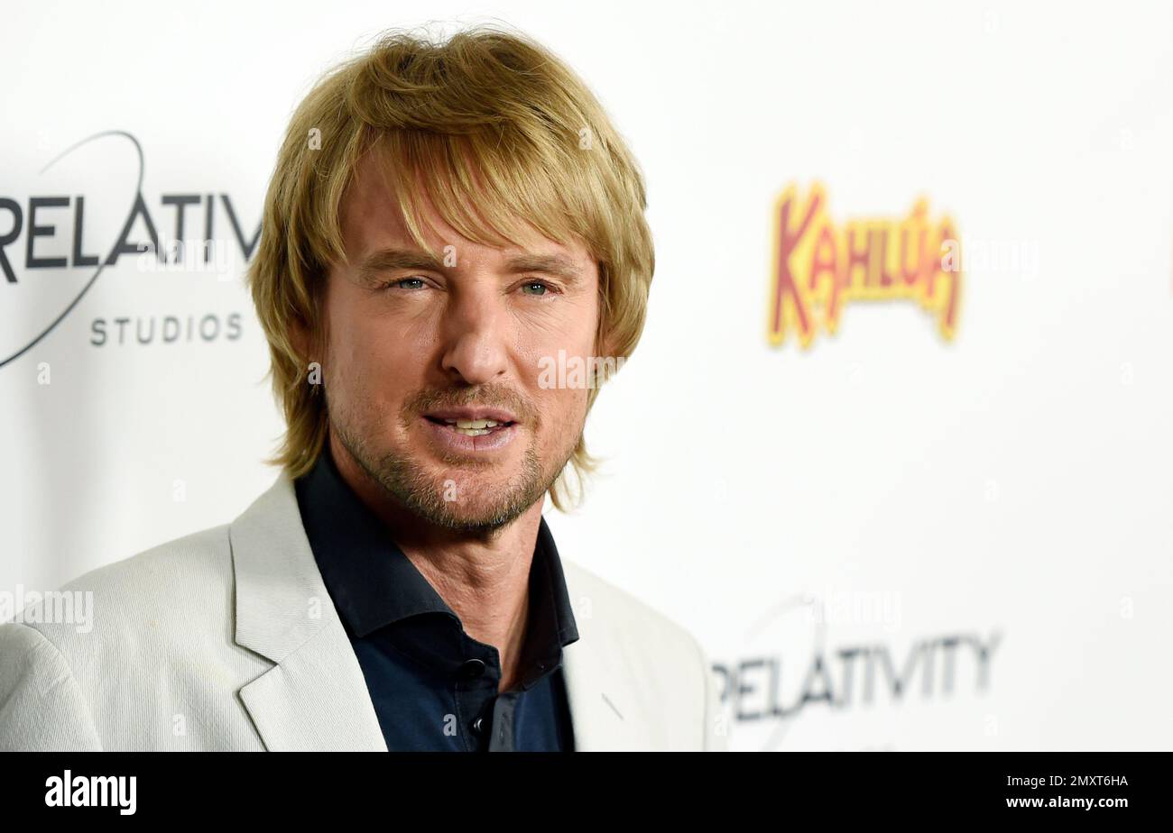 Owen Wilson, a cast member in "Masterminds," poses at the premiere of ...