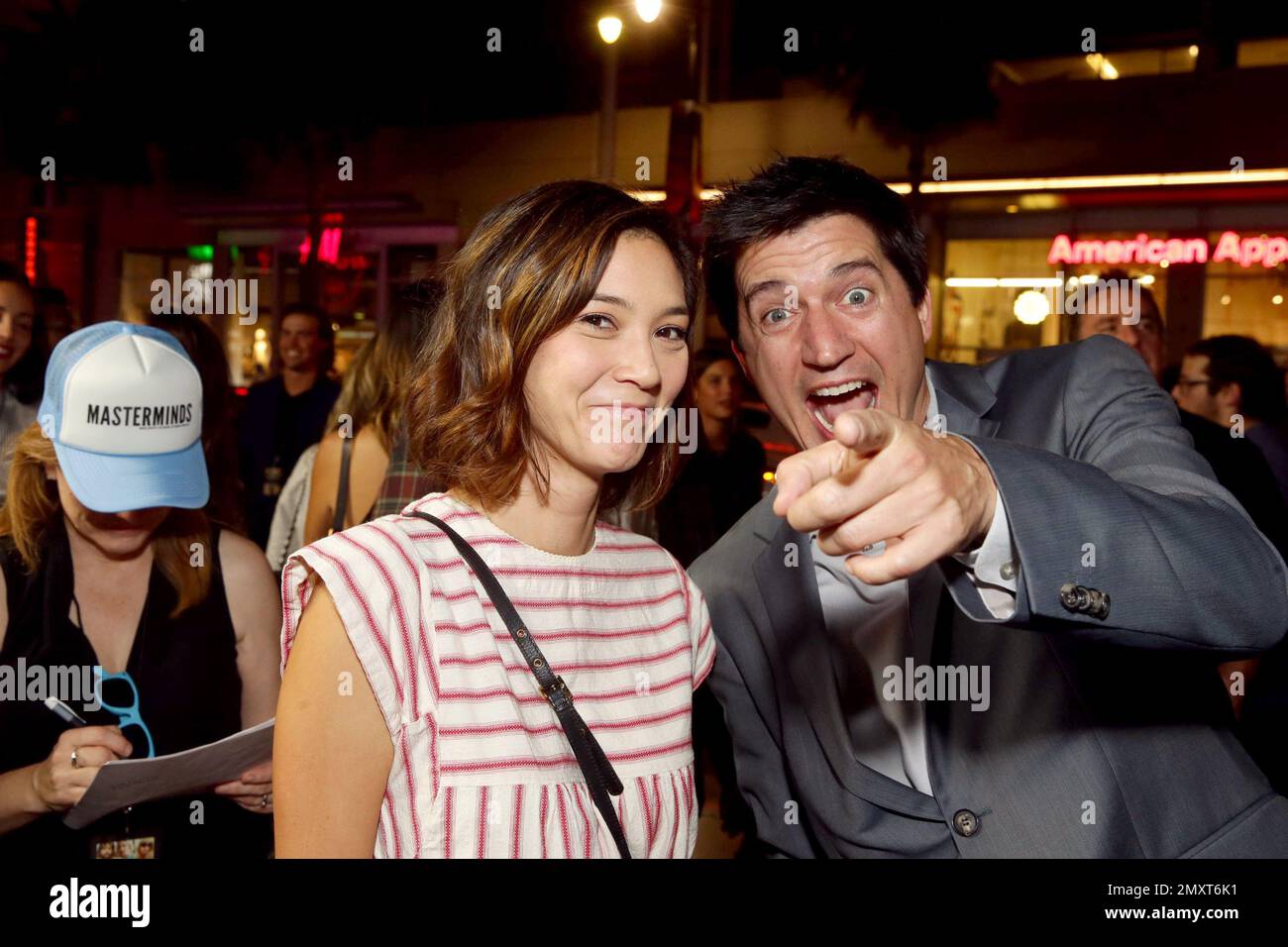 Erica Oyama and Ken Marino seen at Relativity Studios Presents ...