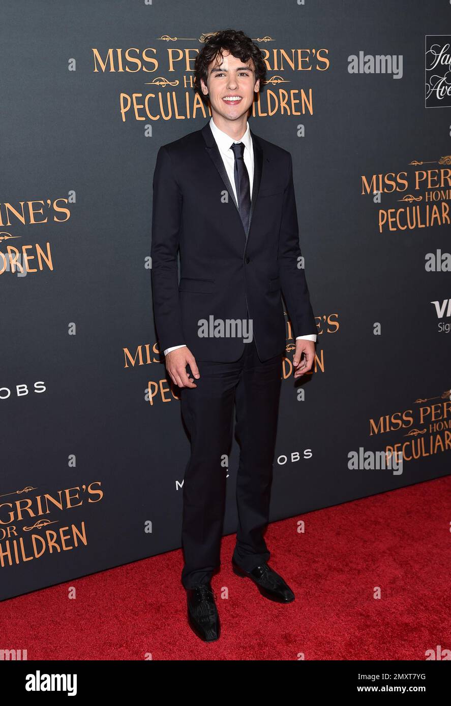 Actor Finlay MacMillan attends "Miss Peregrine's Home for Peculiar ...
