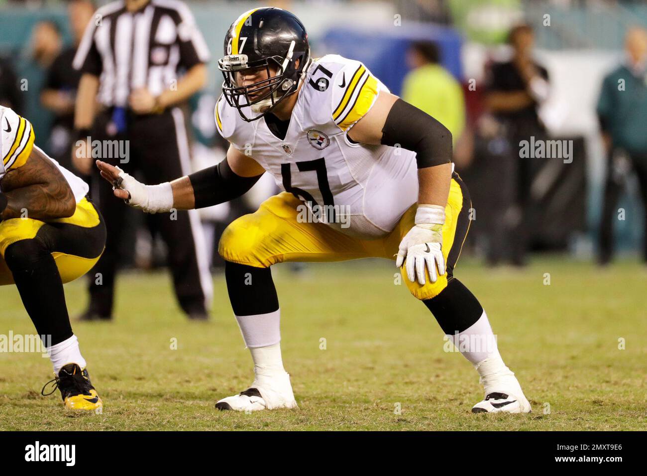 Pittsburgh Steelers guard B.J. Finney (67) in action during the second ...