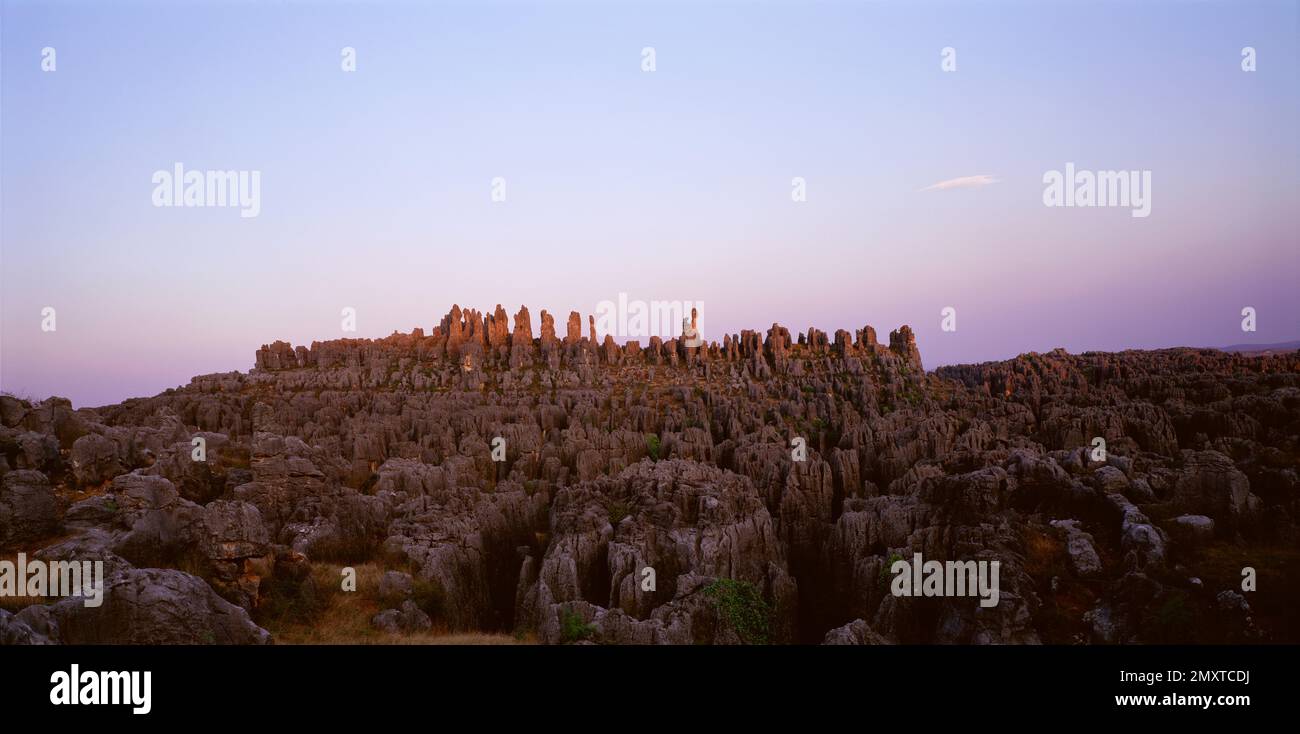 Is the ancient stone forest in yunnan Stock Photo - Alamy