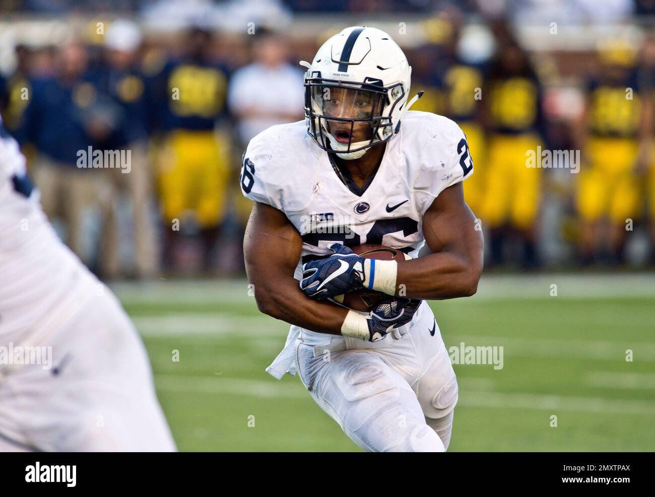 Penn State running back Saquon Barkley (26) rushes in the fourth ...