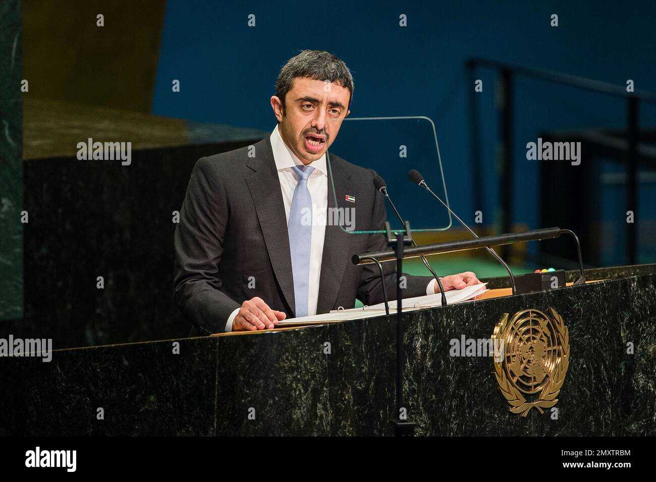 United Arab Emirates' Foreign Minister Sheikh Abdullah Bin Zayed Al ...