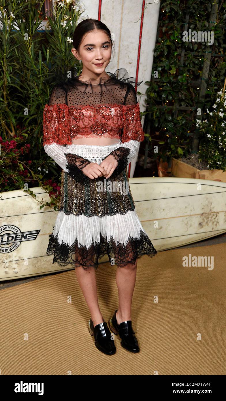 Actress Rowan Blanchard poses at the 14th Annual Teen Vogue Young ...