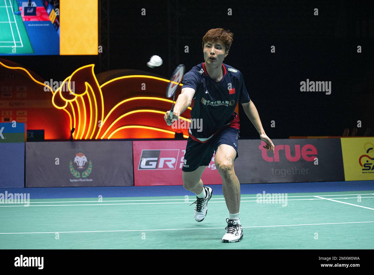 Bangkok, Thailand. 04th Feb, 2023. Shi Yu Qi of China plays against Lin ...