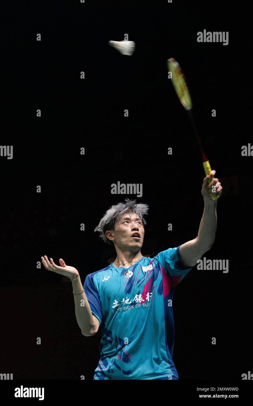 Bangkok, Thailand. 04th Feb, 2023. Lin Chun Yi of Chinese Taipei plays ...