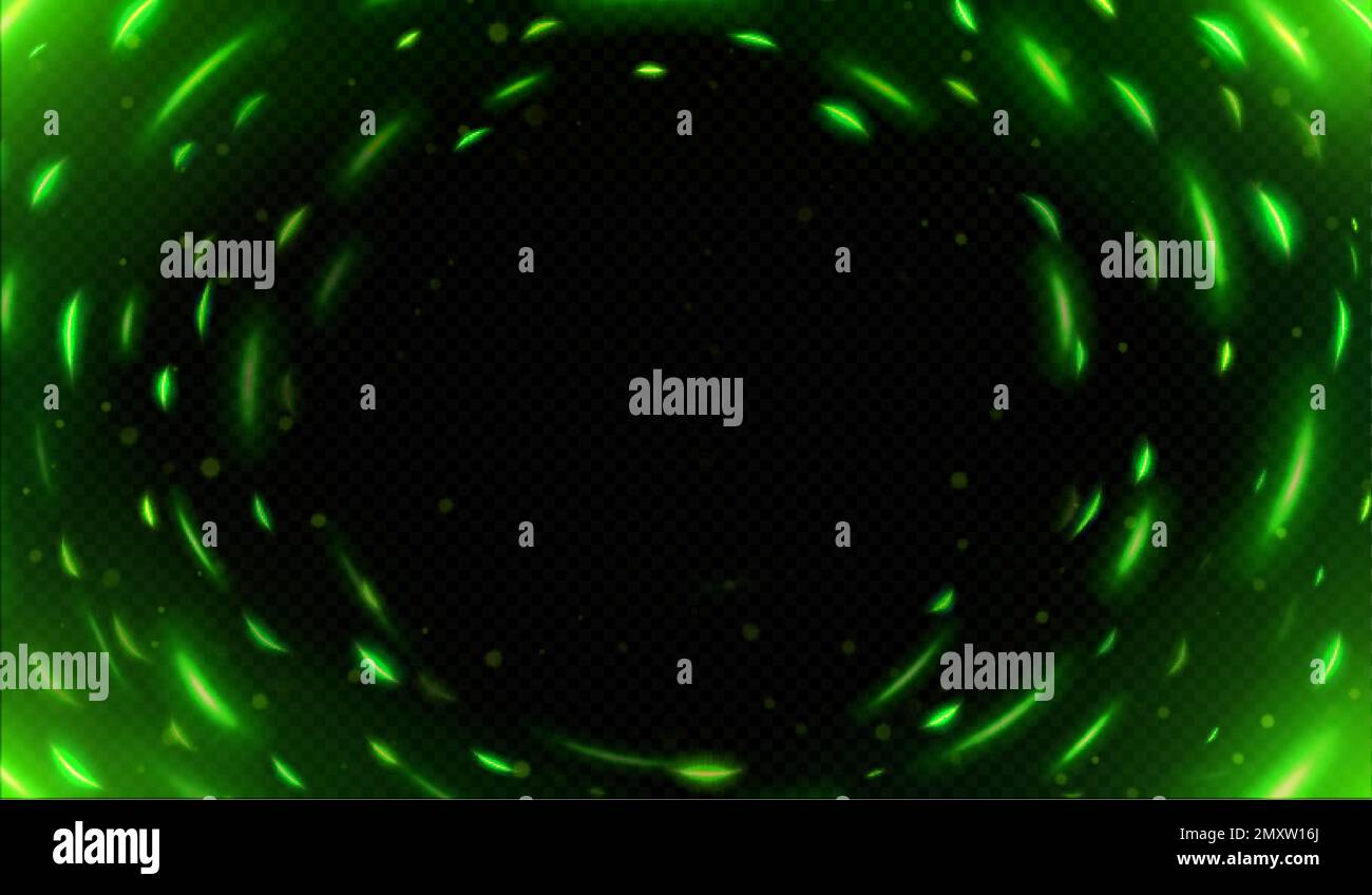 Light effect of neon glow and energy sparkles motion. Abstract ...