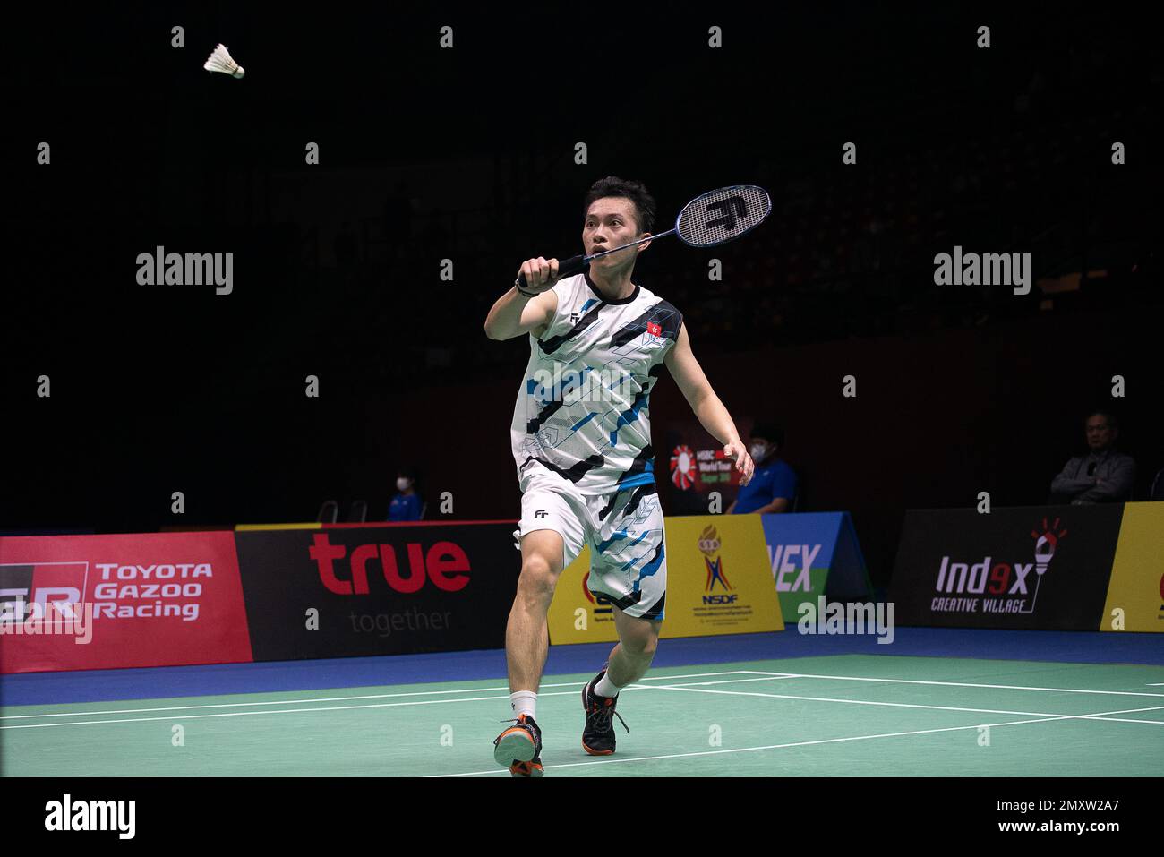 Bangkok, Thailand. 04th Feb, 2023. Ng Ka Long Angus of Hong Kong plays ...