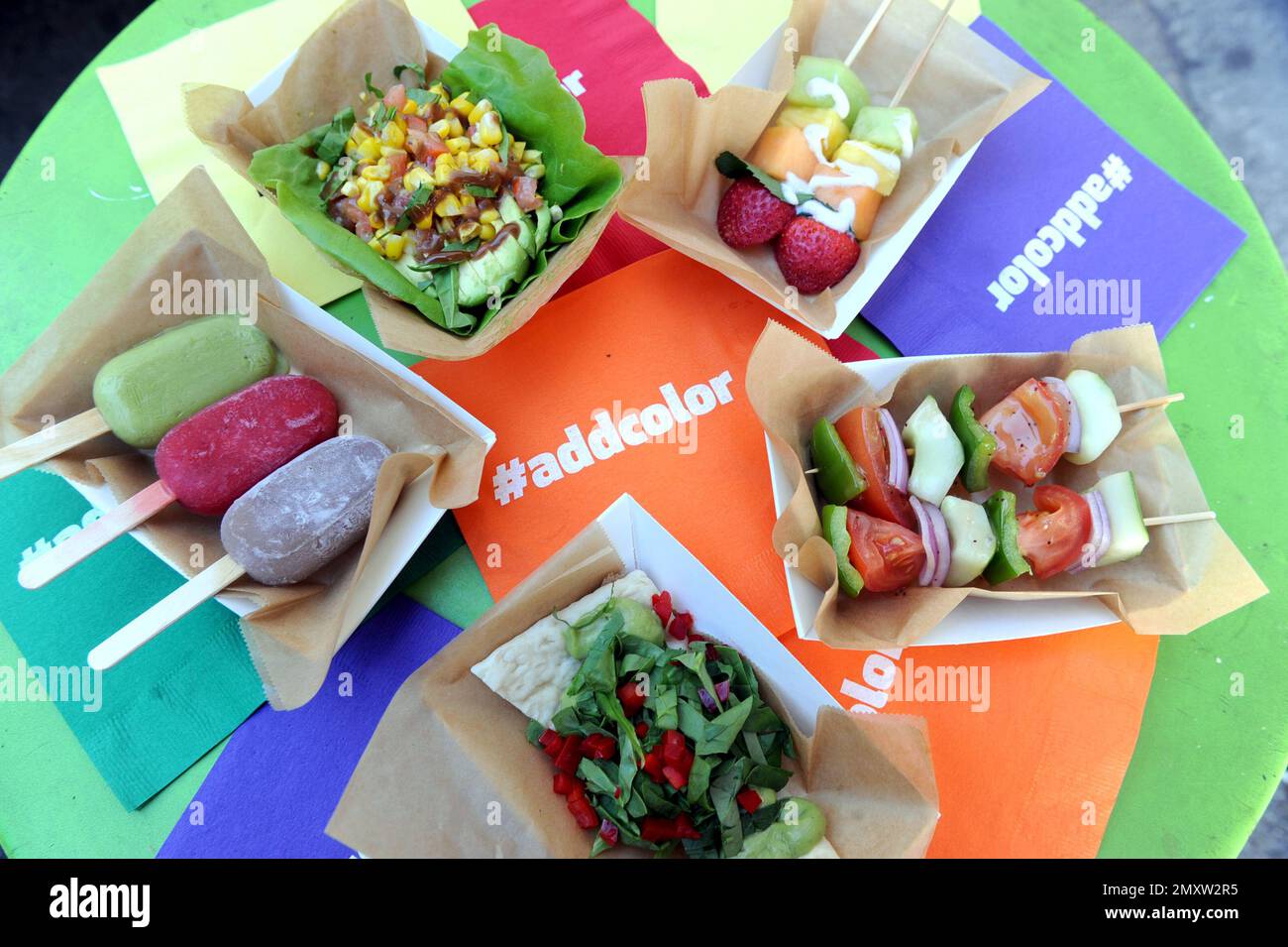 IMAGE DISTRIBUTED FOR AMERICAN HEART ASSOCIATION - Colorful fresh fruit ...