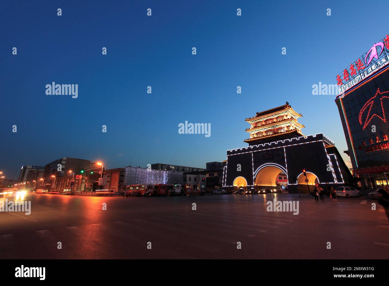Shenyang big east gate Stock Photo - Alamy