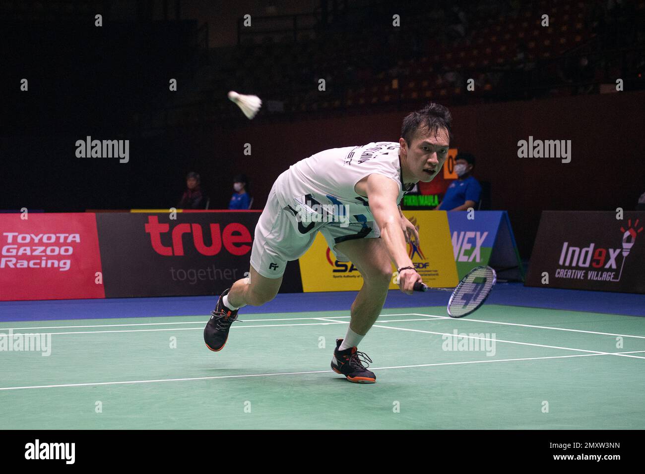 Bangkok, Thailand. 04th Feb, 2023. Ng Ka Long Angus of Hong Kong plays ...
