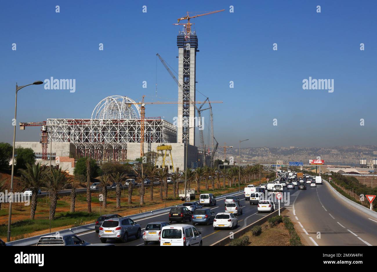 The Grand Mosque of Algiers is under construction in the Algerian ...
