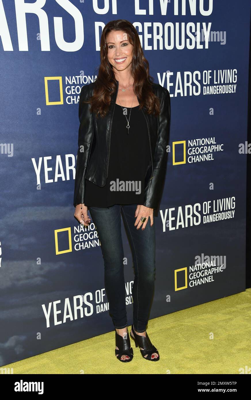 Shannon Elizabeth attends the premiere of National Geographic Channel's ...