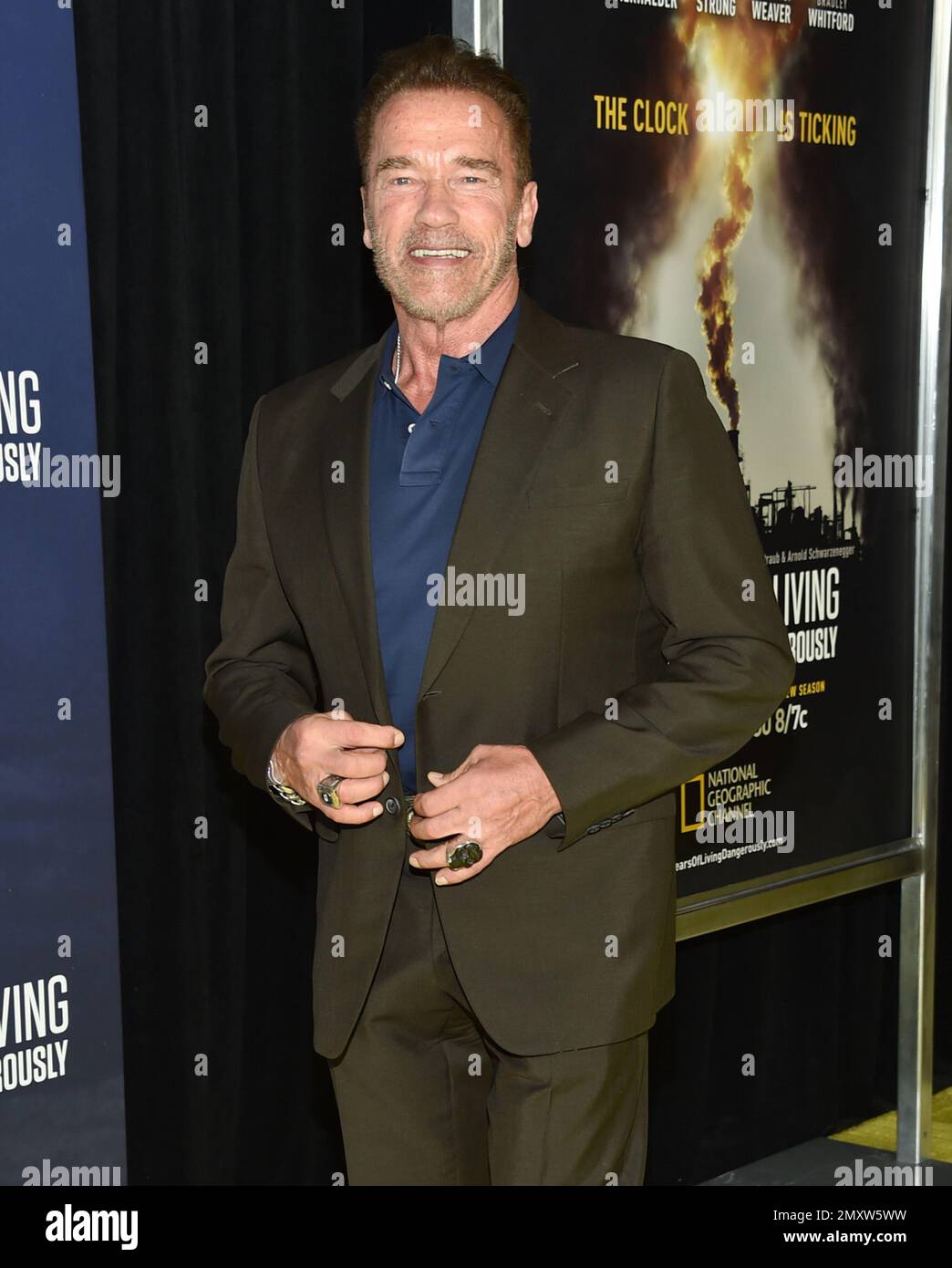 Arnold Schwarzenegger attends the premiere of National Geographic ...