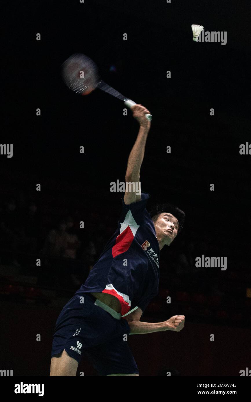 Li Shi Feng of China plays against Ng Ka Long Angus of Hong Kong during ...