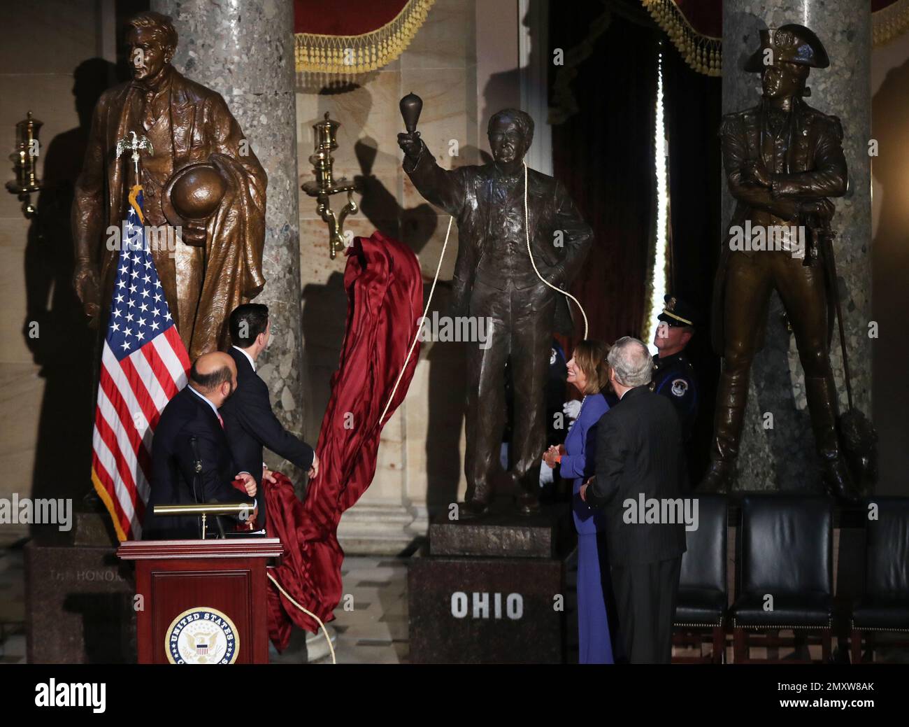 From left, Ohio House of Representatives Speaker Cliff Rosenberger ...
