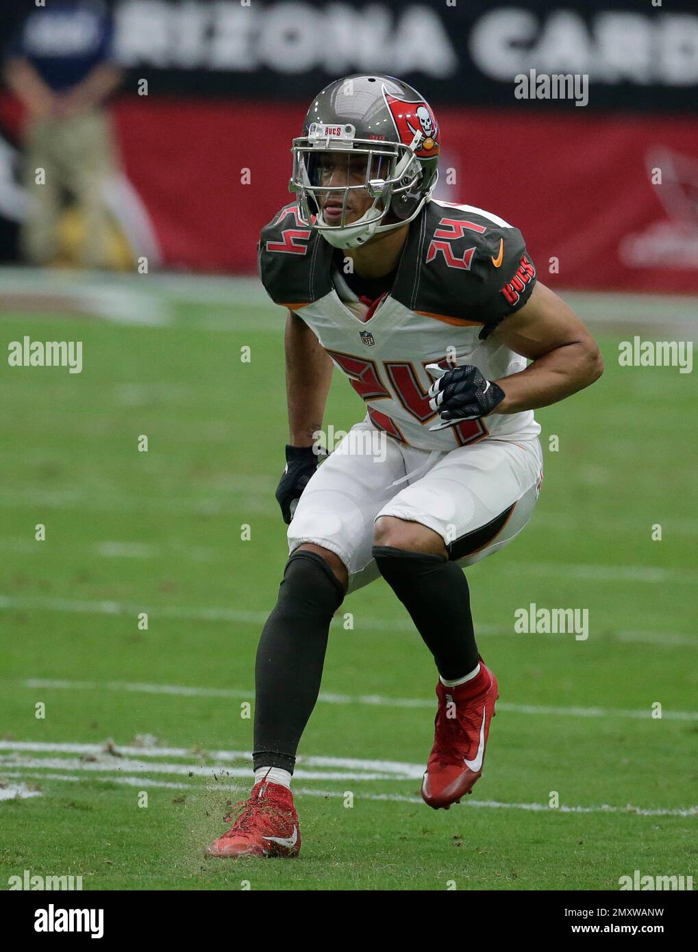 Tampa Bay Buccaneers cornerback Brent Grimes (24) during an NFL ...