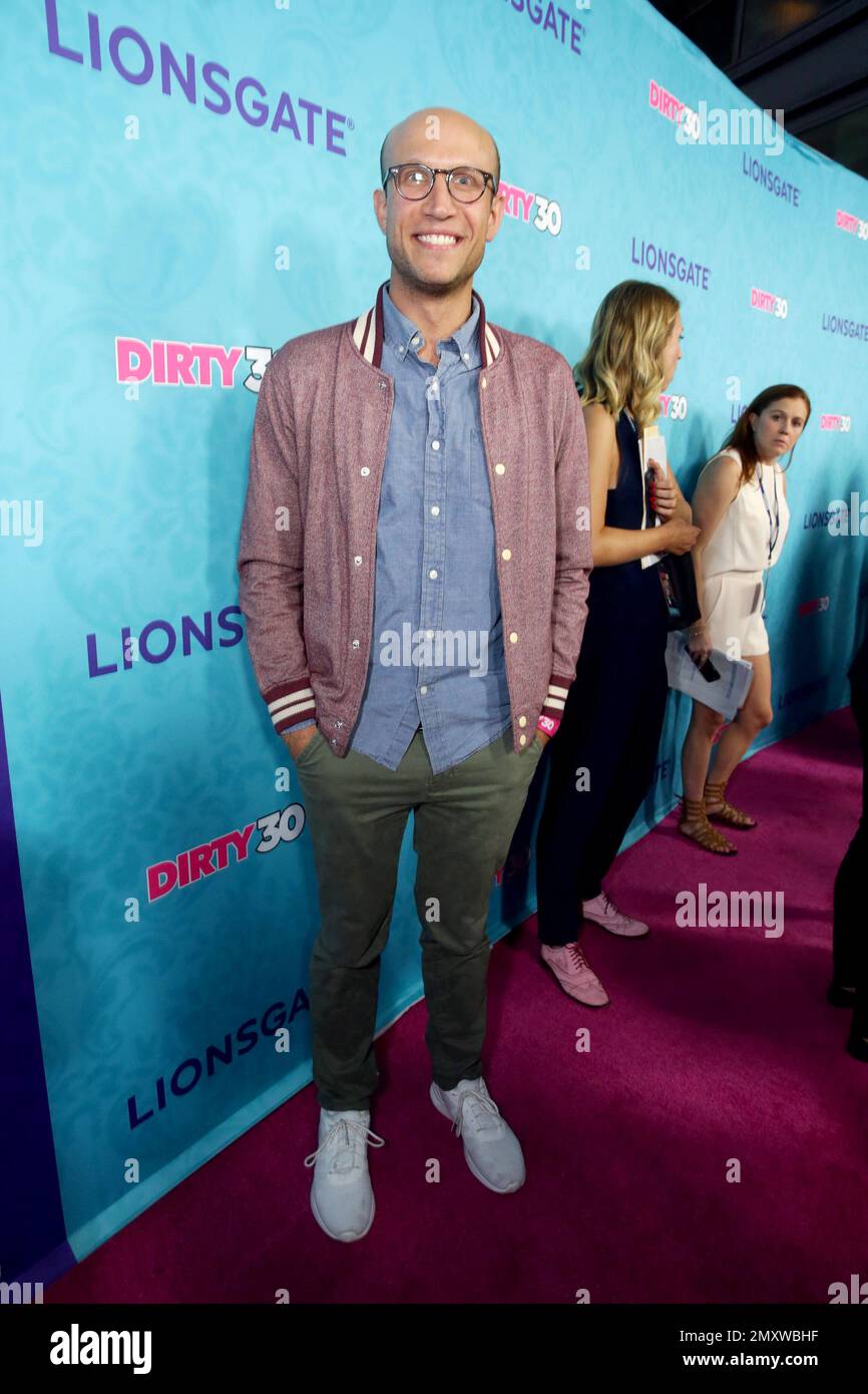 Adam Lustick seen at Lionsgate Premiere of "Dirty 30" at ArcLight ...