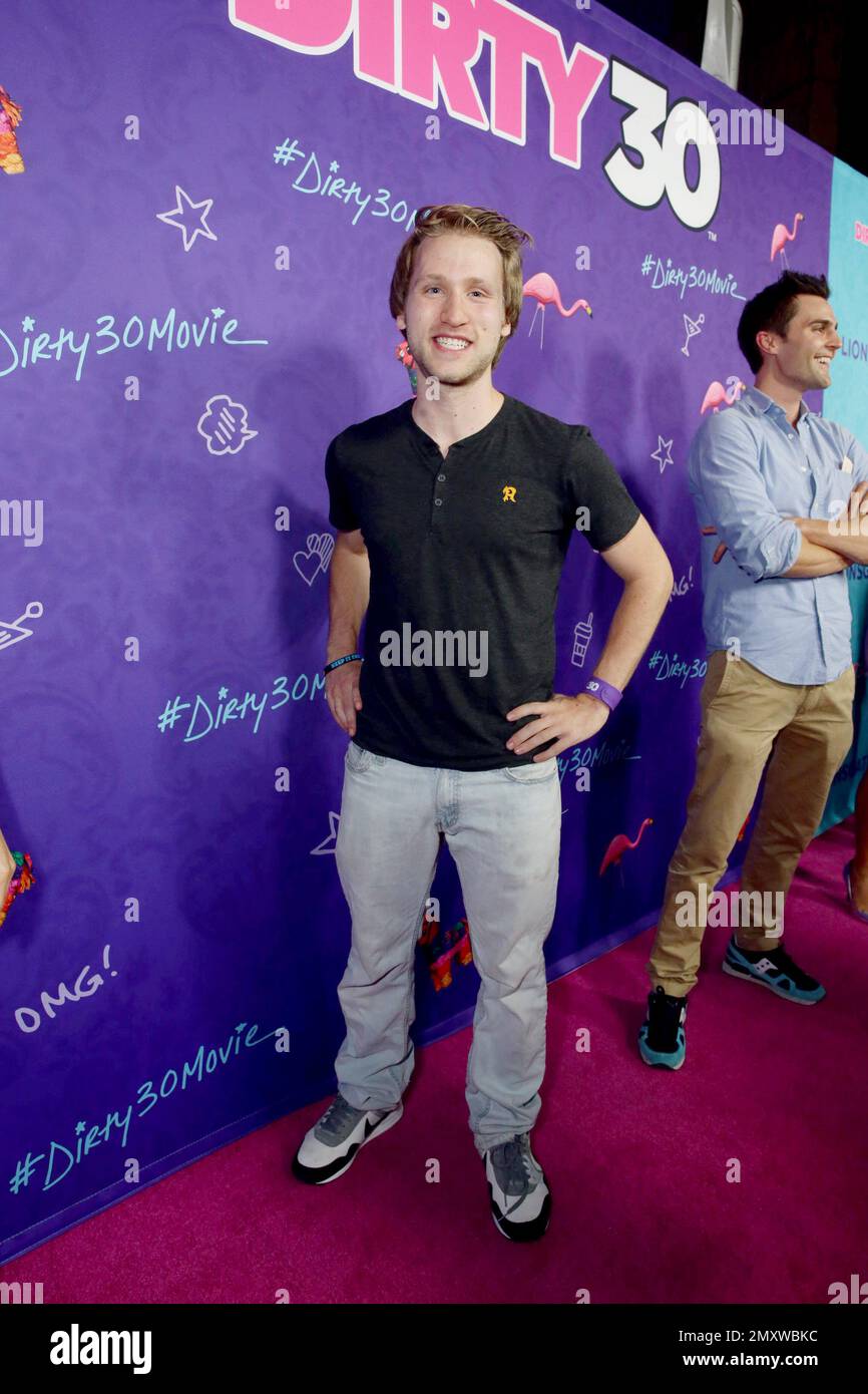 Jesse Ridgway seen at Lionsgate Premiere of "Dirty 30" at ArcLight ...