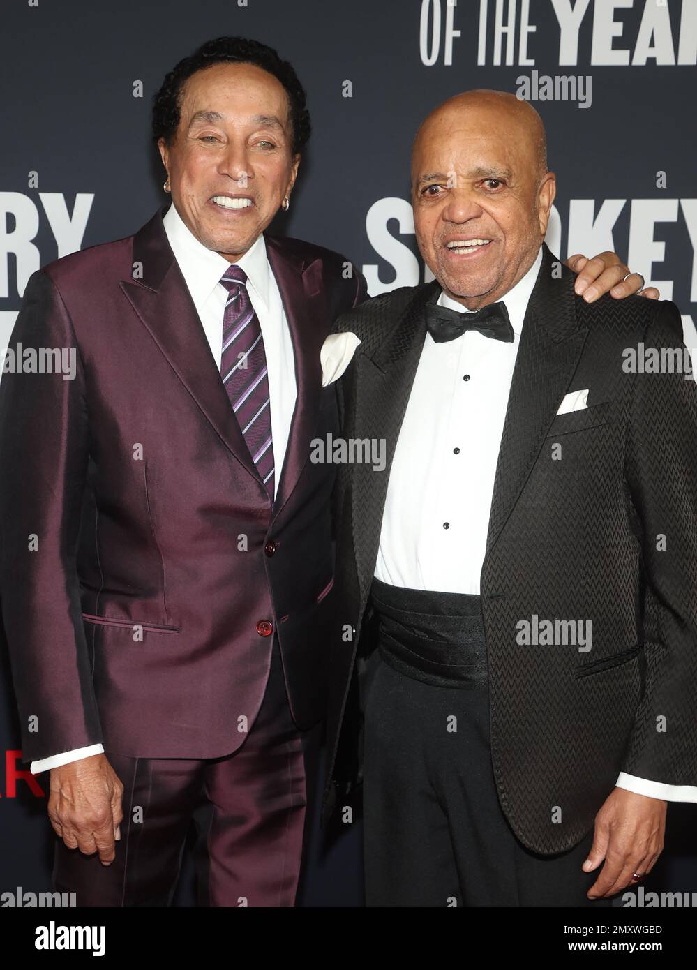 3 February 2023 -Los Angeles, California - Smokey Robinson, Berry Gordy ...
