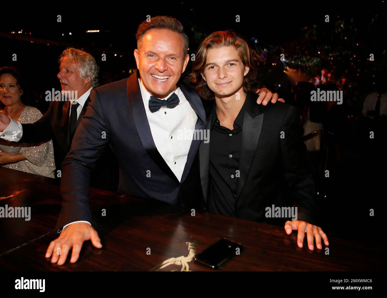 EXCLUSIVE - Mark Burnett, left, and Cameron Burnett attend the ...