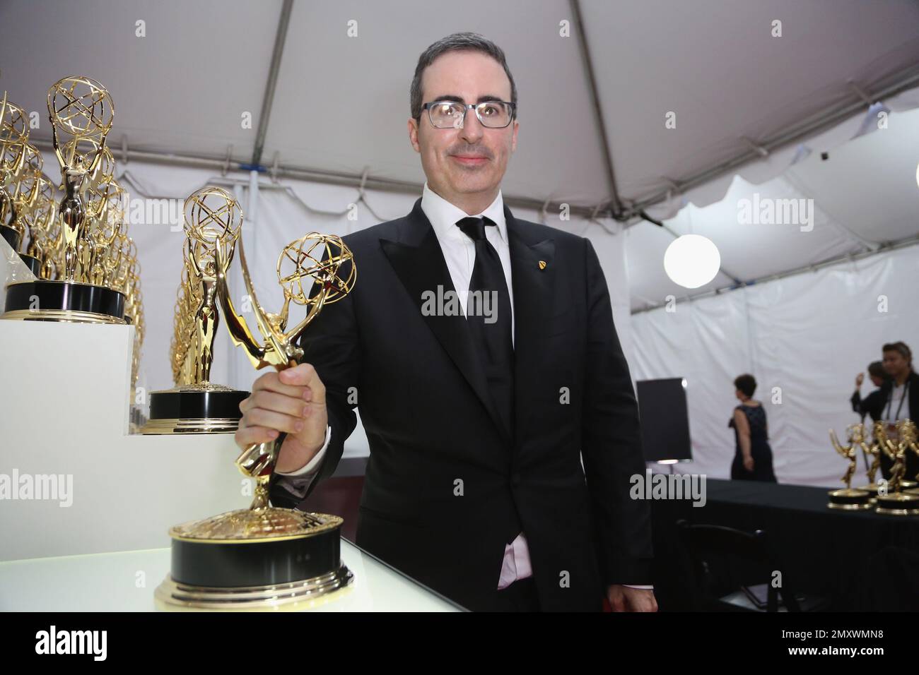 EXCLUSIVE - John Oliver attends the 68th Primetime Emmy Awards on ...