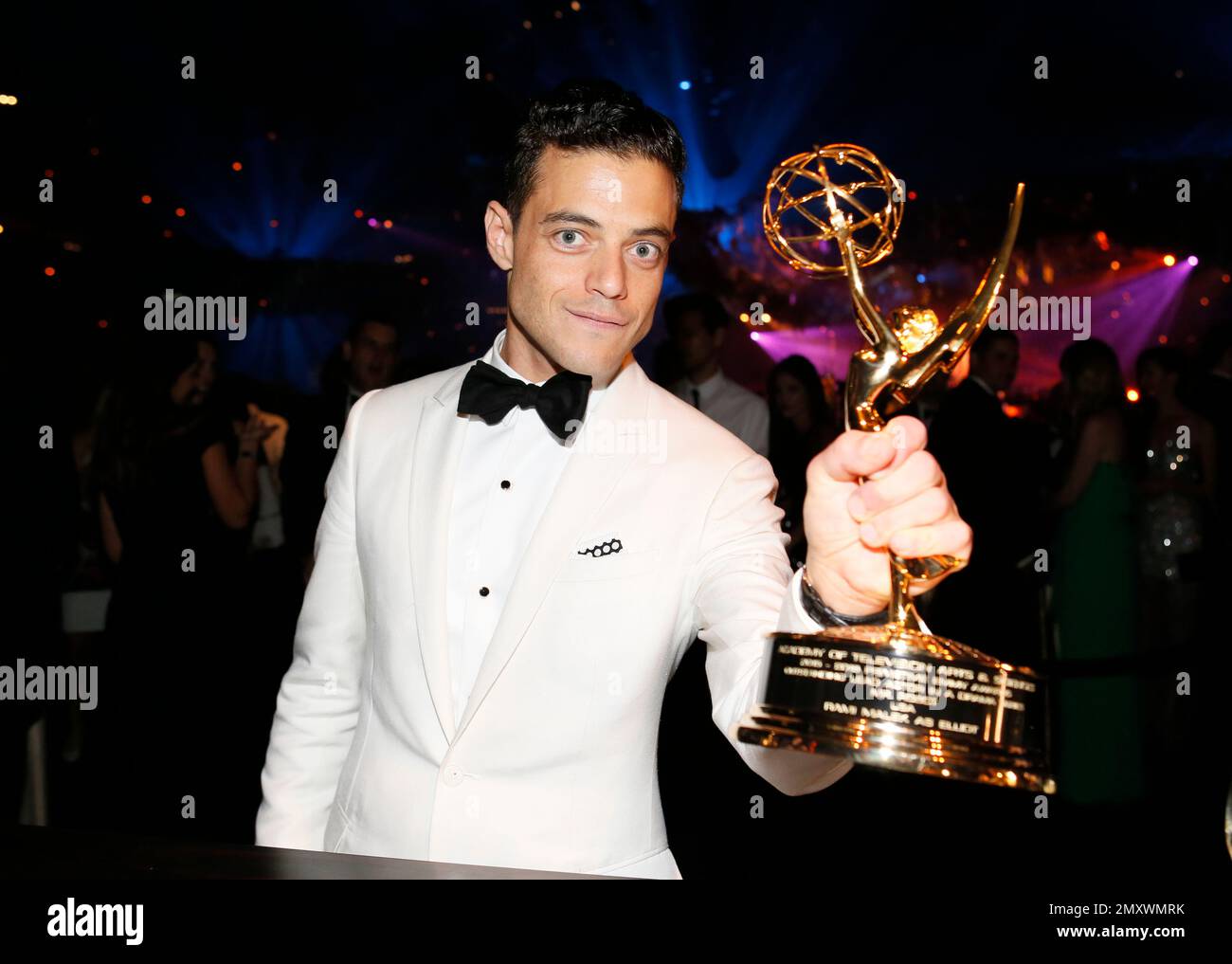 Rami Malek, winner of the award for outstanding lead actor in a drama ...