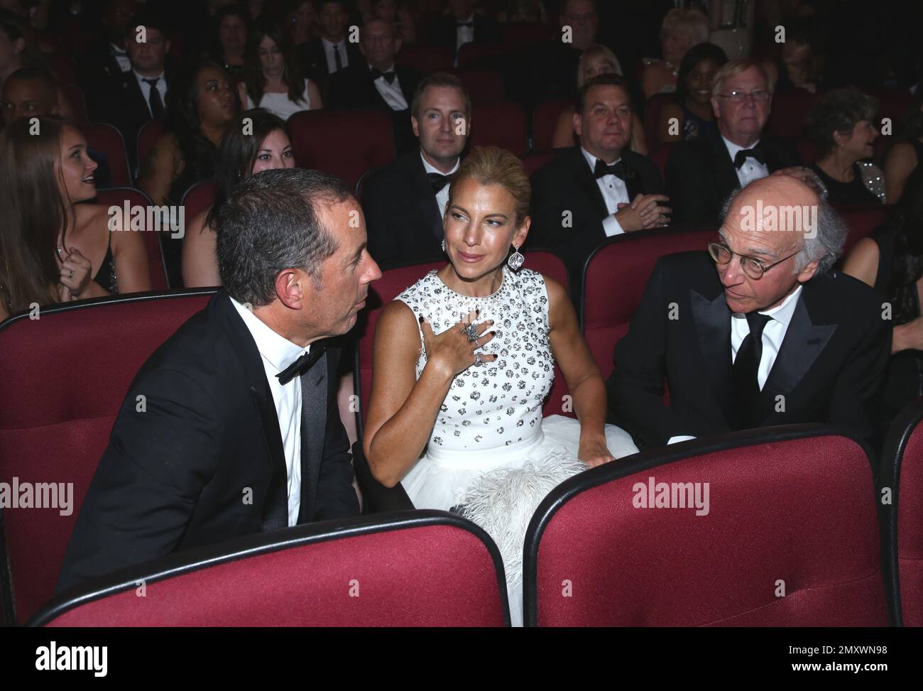 EXCLUSIVE - Jerry Seinfeld, from left, Jessica Steinfeld, and Larry ...
