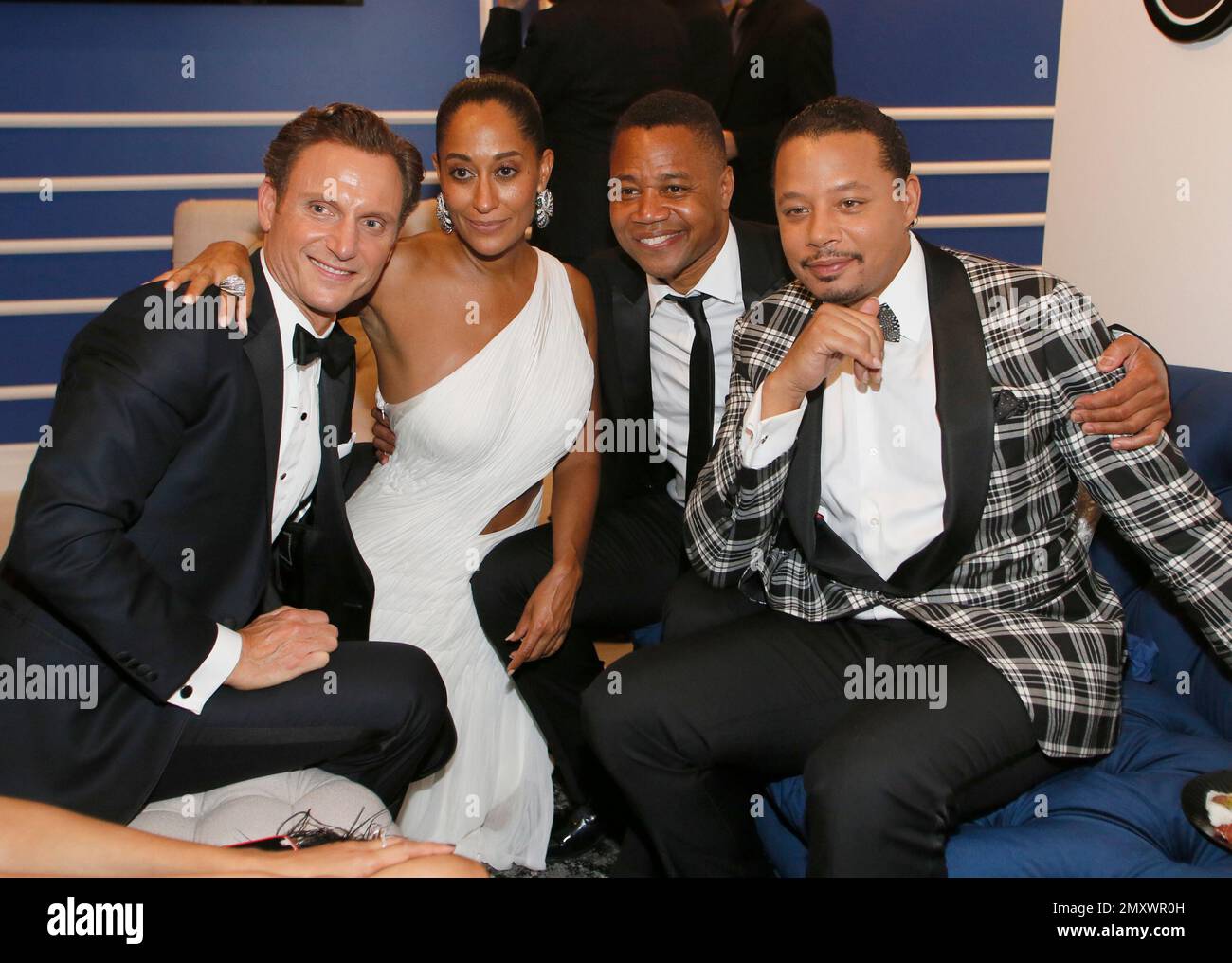 EXCLUSIVE - Tony Goldwyn, from left, Tracee Ellis Ross, Cuba Gooding Jr ...