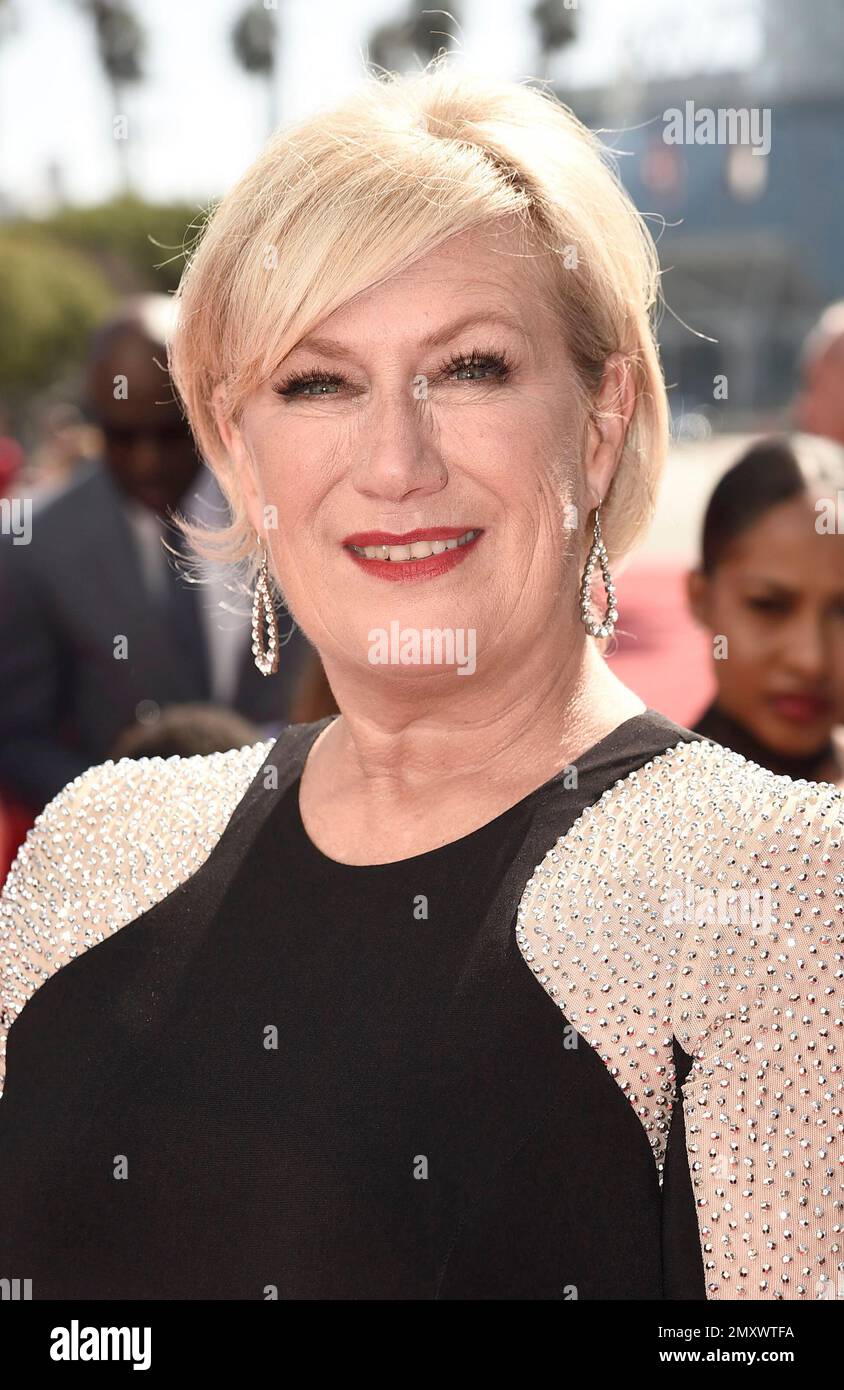 EXCLUSIVE - Jayne Atkinson arrives at the 68th Primetime Emmy Awards on ...