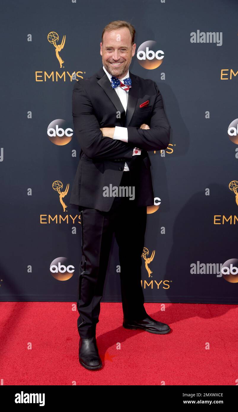 Matt Iseman arrives at the 68th Primetime Emmy Awards on Sunday, Sept ...