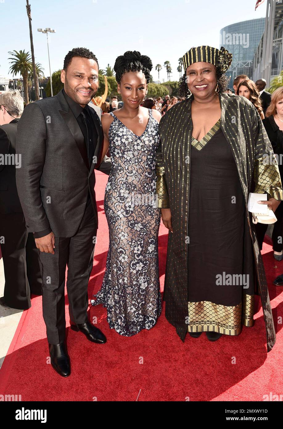 EXCLUSIVE - Anthony Anderson, from left, Kyra Anderson, and Doris ...