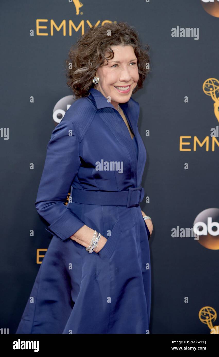 Lily Tomlin arrives at the 68th Primetime Emmy Awards on Sunday, Sept ...