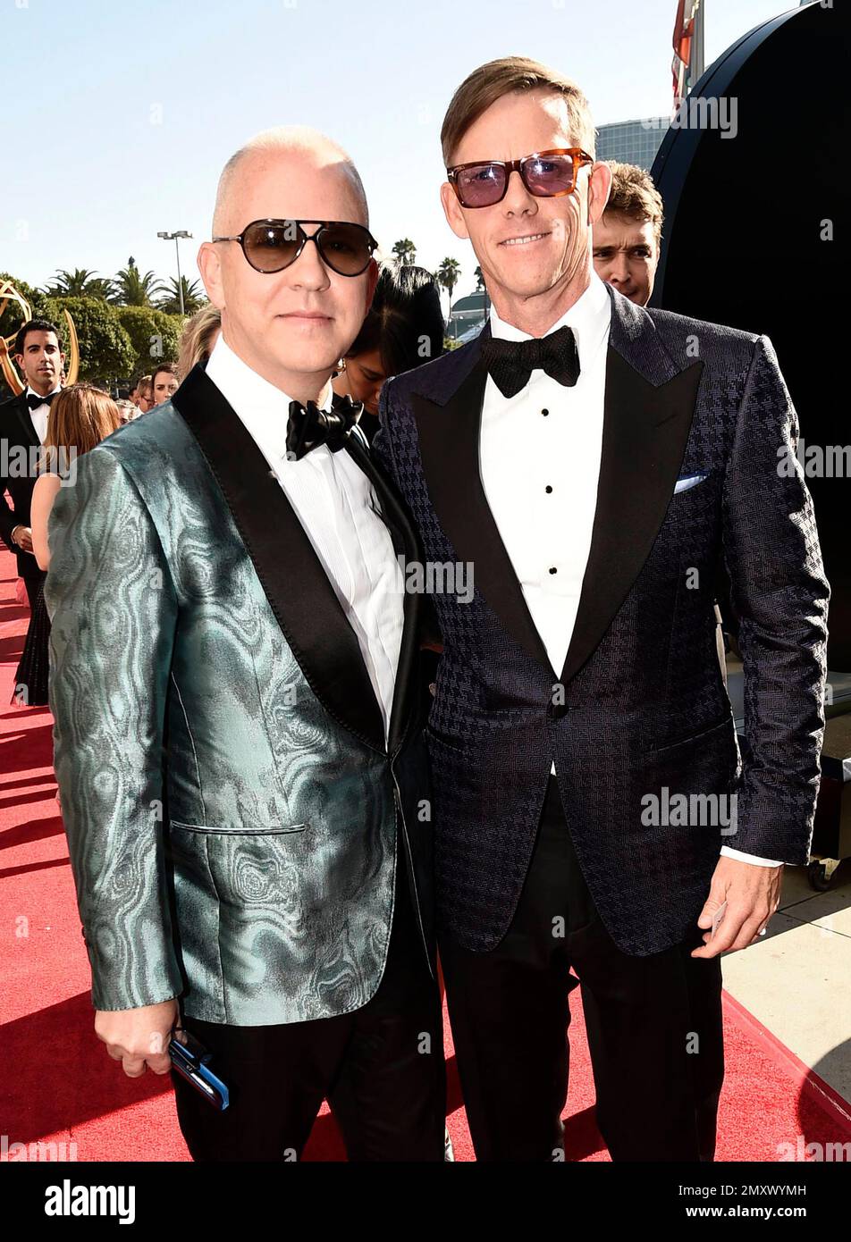 EXCLUSIVE - Ryan Murphy, left, and David Miller arrive at the 68th ...