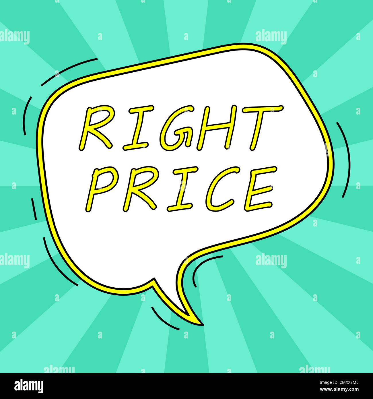 Conceptual caption Right Price, Concept meaning the amount of money ...