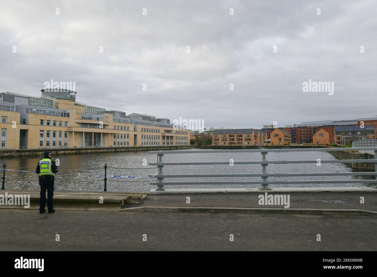Edinburgh Scotland, UK 04 February 2023. Police incident at Victoria ...