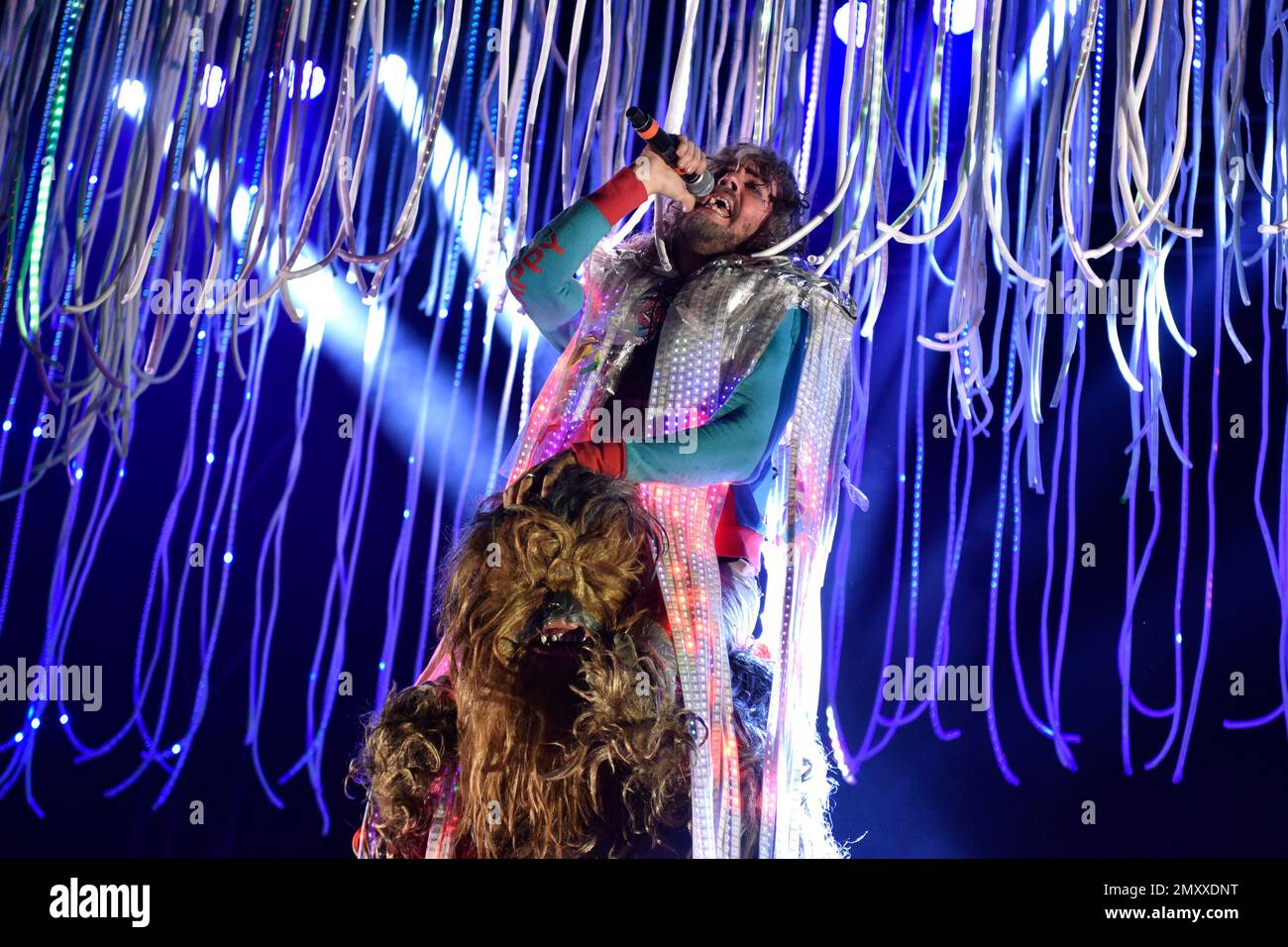 Wayne Coyne of the Flaming Lips performs at Riot Fest & Carnival at ...