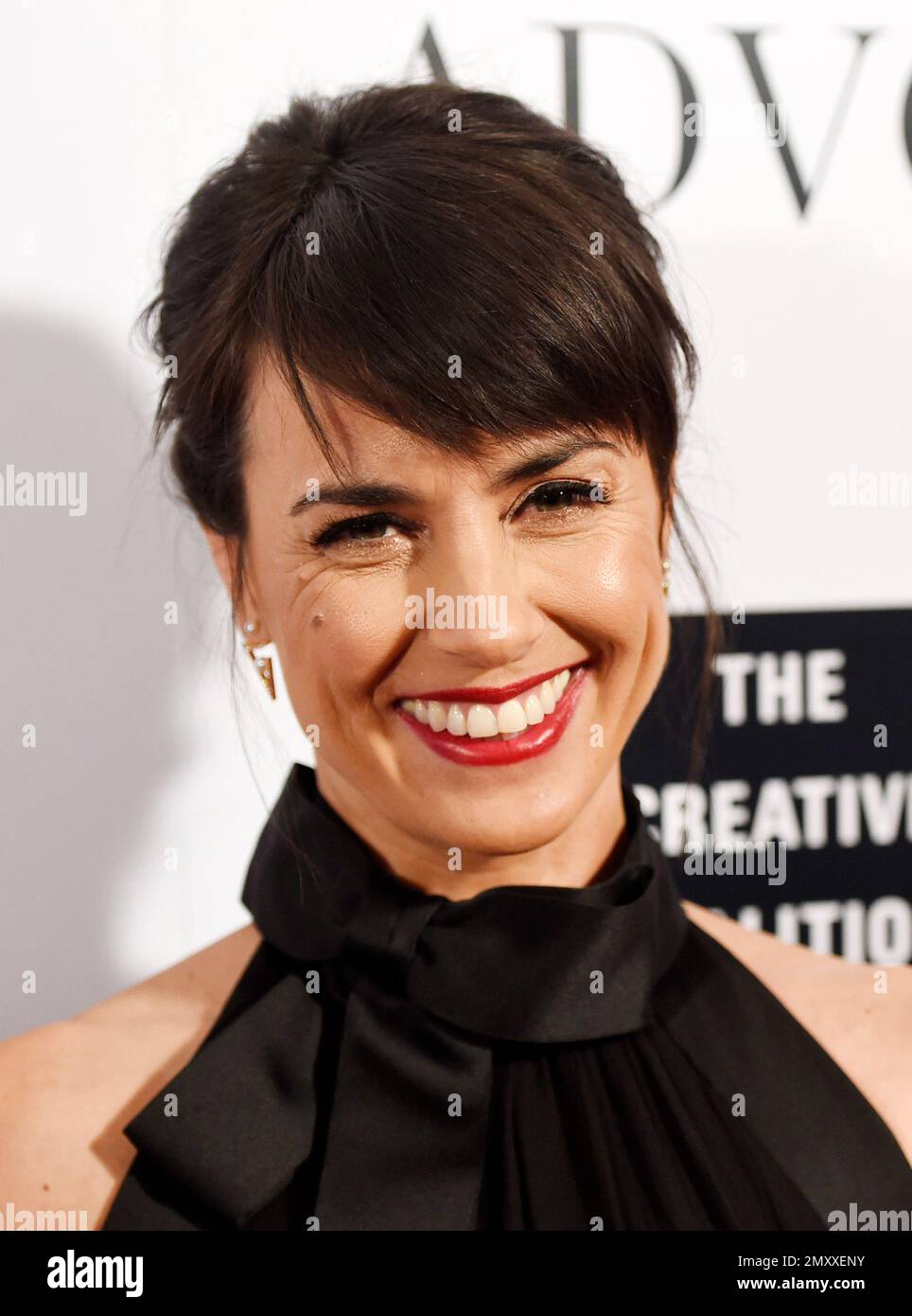 Actress Constance Zimmer poses at the 2016 Television Industry Advocacy ...