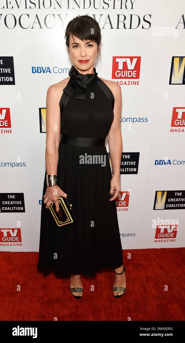 Actress Constance Zimmer poses at the 2016 Television Industry Advocacy ...