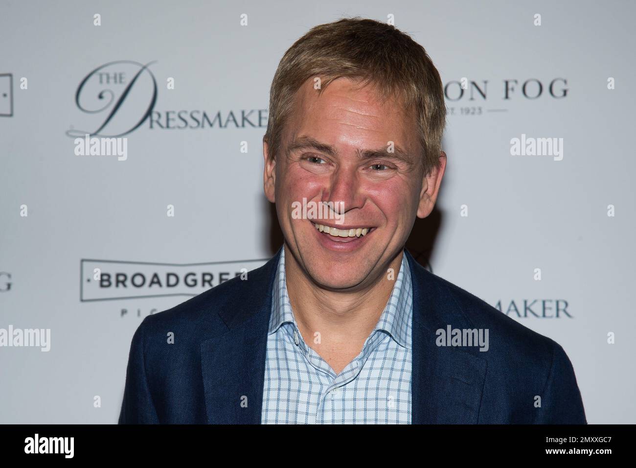 Pat Kiernan attends a screening of "The Dressmaker" at Florence Gould ...