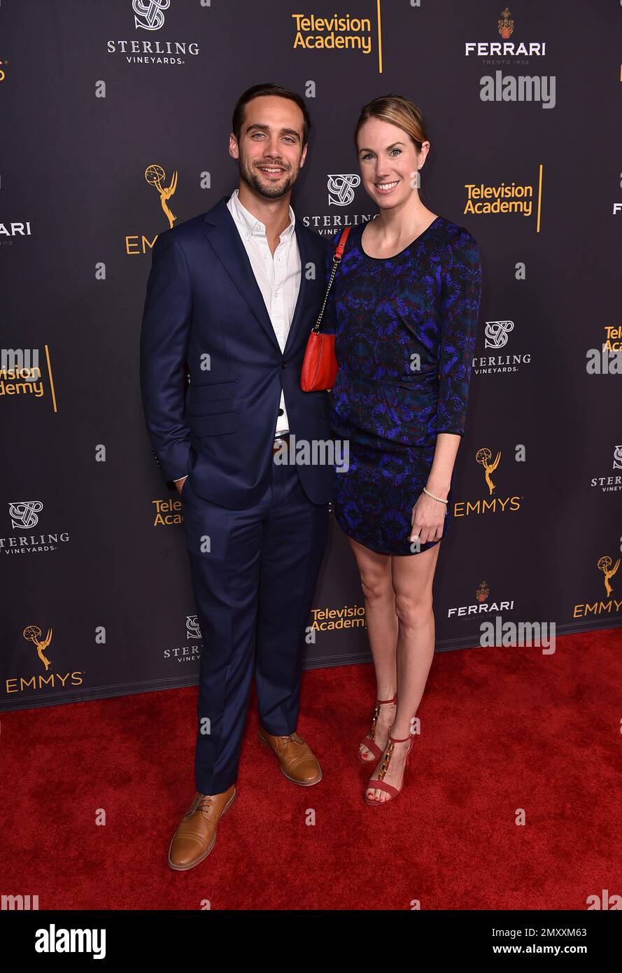 Mathew Braley, left, and Rowan Wheeler attend the Television Academy's ...