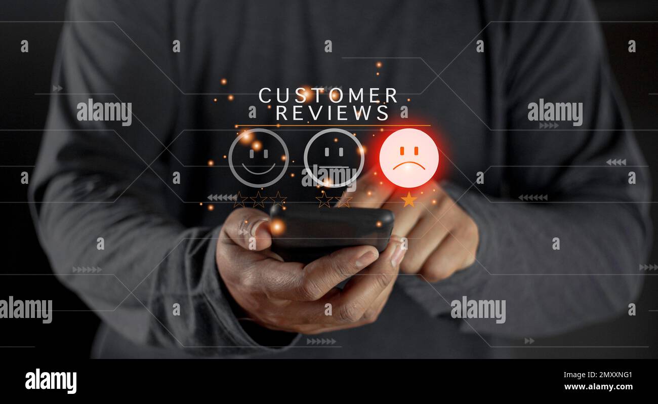 Customer Experience dissatisfied Concept, Unhappy Businessman Client ...