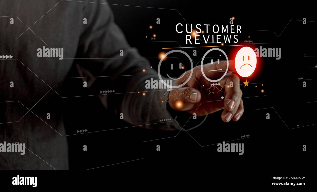 Customer Experience dissatisfied Concept, Unhappy Businessman Client ...