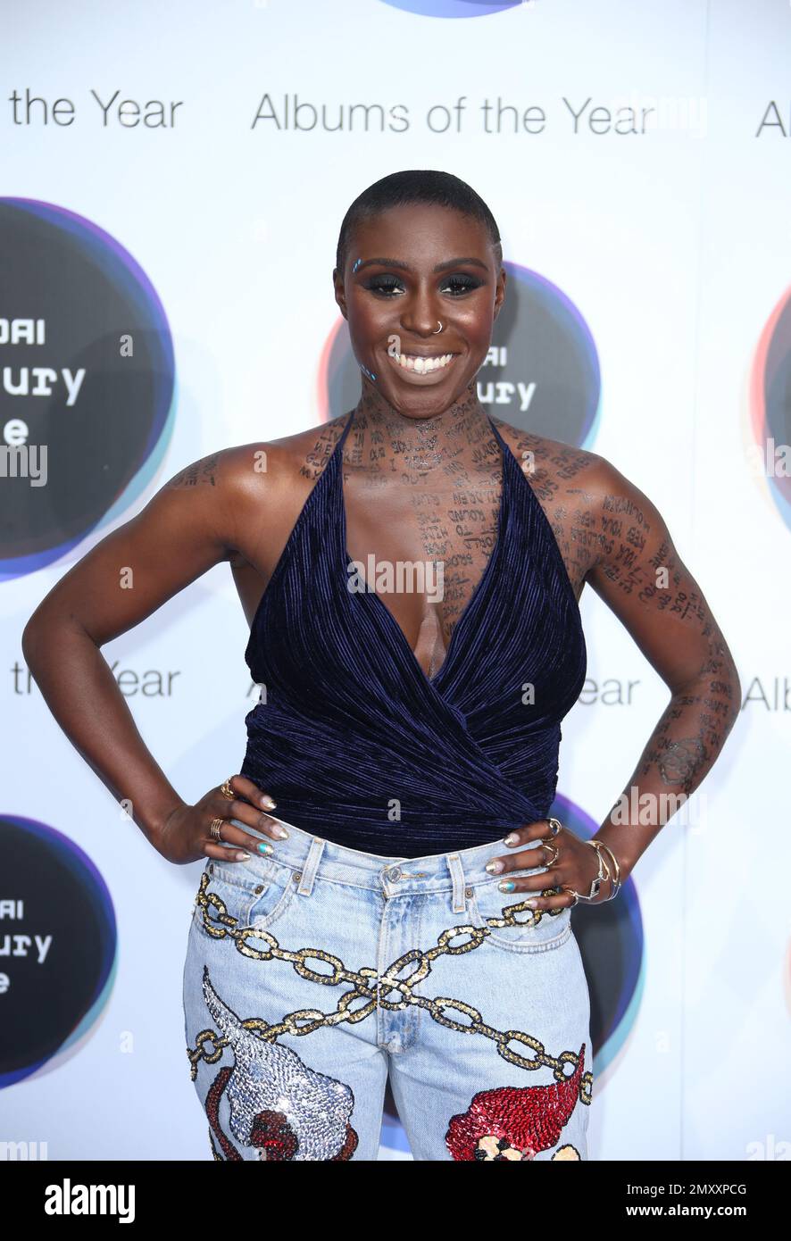 Singer Laura Mvula poses for photographers upon arrival at the Mercury ...