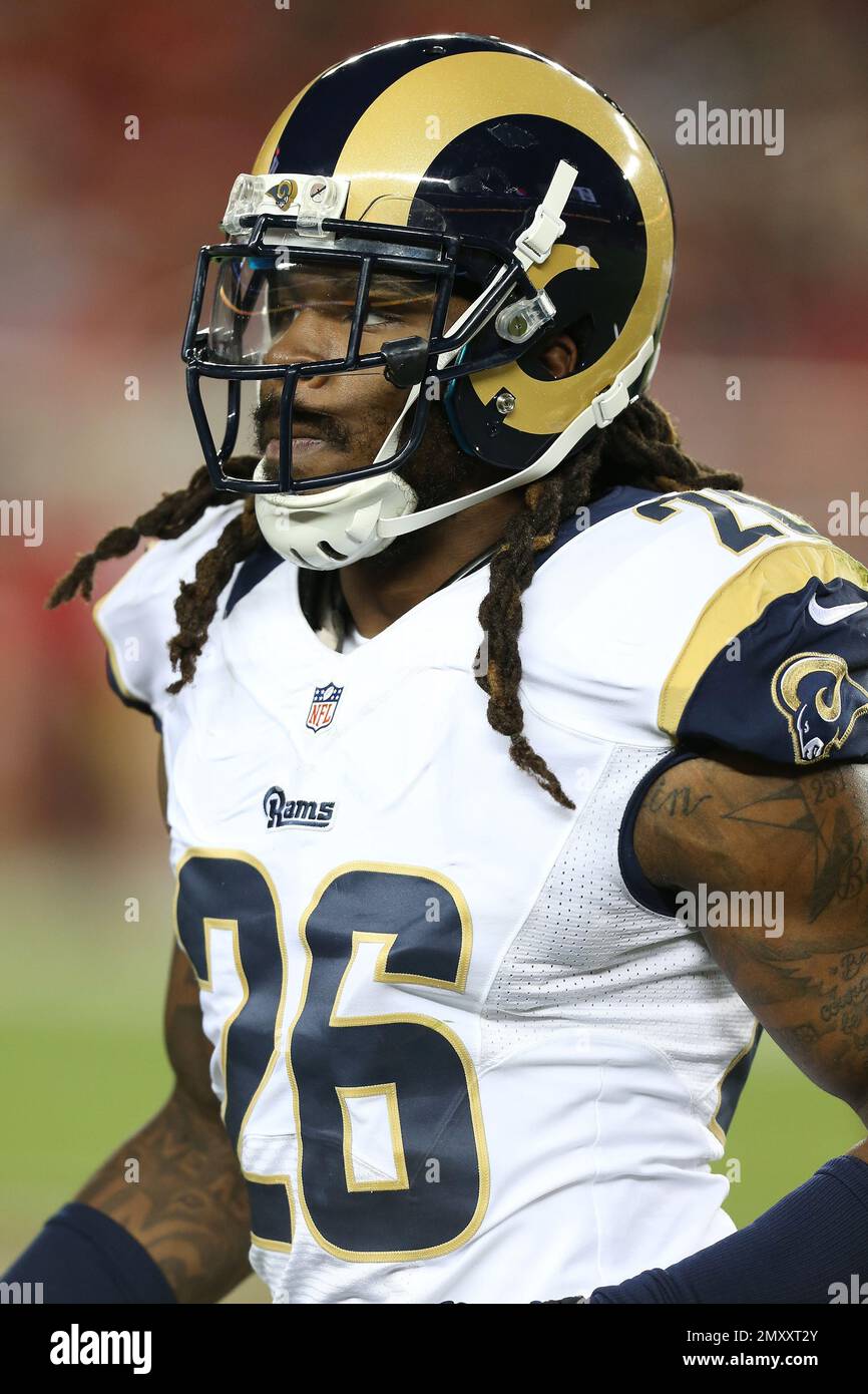 Los Angeles Rams linebacker Mark Barron (26) during an NFL football ...