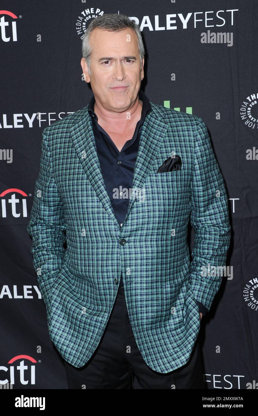 Bruce Campbell attends the "Ash vs Evil Dead" screening and panel ...